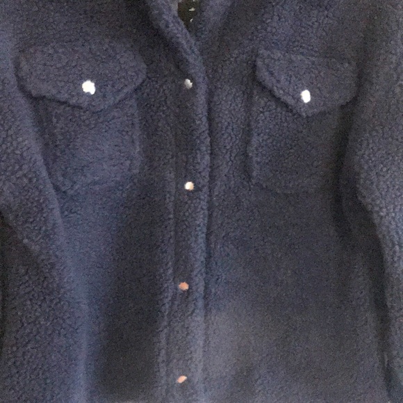 jason maxwell | Jackets & Coats | Jason Maxwell Blue Fuzzy Teddy Bear ...